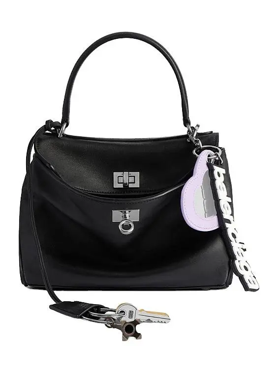 Balenciaga Rodeo Mini Handbag With Charms - Black