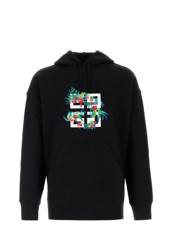 Givenchy 4g-motif Hoodie - Black