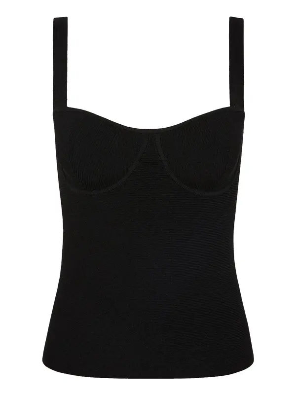 Rebecca Vallance Zia Top - Black