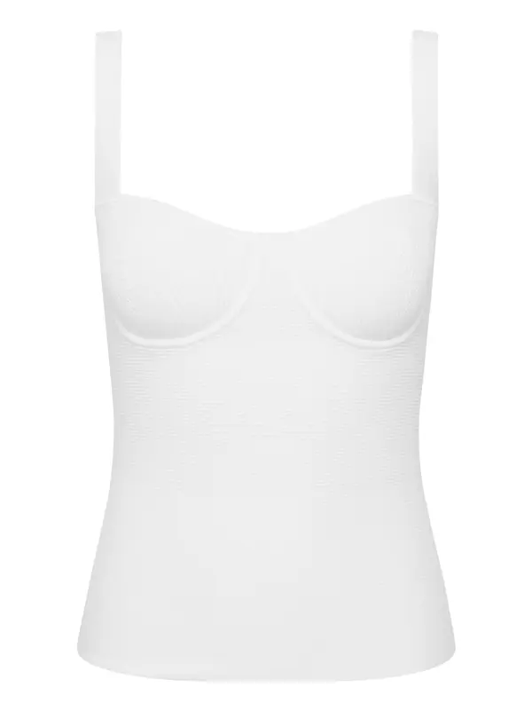 Rebecca Vallance Zia Knitted Top - White