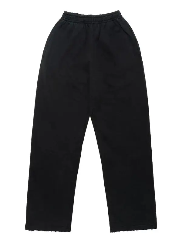 MAINLESS Distressed Track Trousers - Black