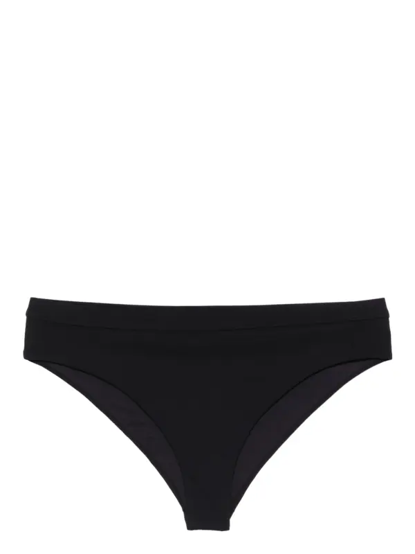 JIL SANDER Logo Bikini Bottom - Black