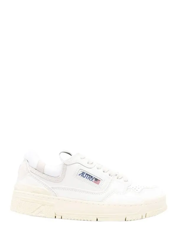AUTRY Clc Leather Sneakers - White