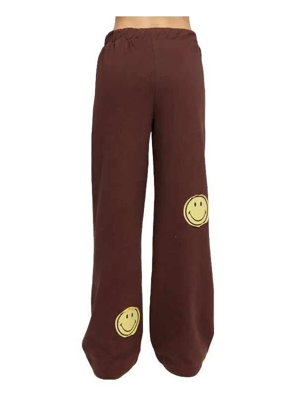 SAMII RYAN Smiley Straight Leg Pants - Brown