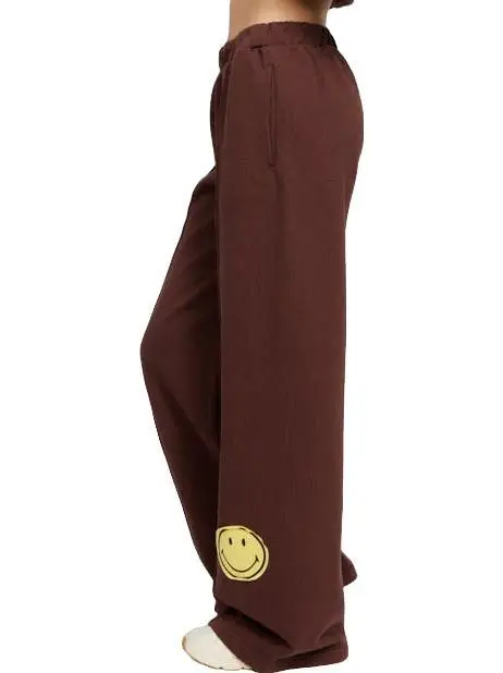 SAMII RYAN Smiley Straight Leg Pants - Brown