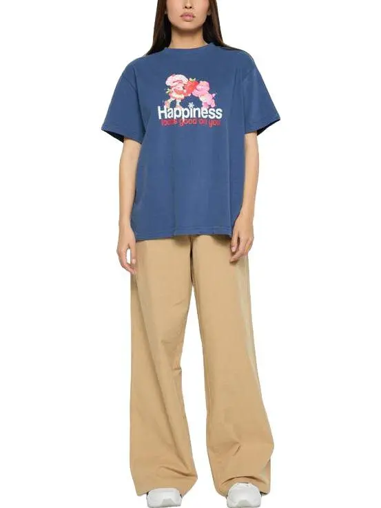 SAMII RYAN Care Bears & Strawberry Shortcake Graphic T-shirt - Navy