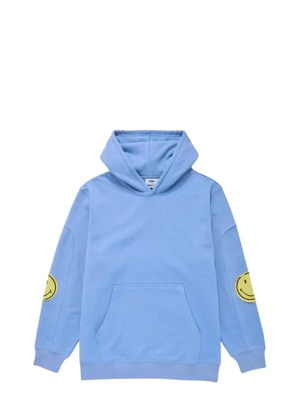 SAMII RYAN Smiley Oversized Hoodie - Blue