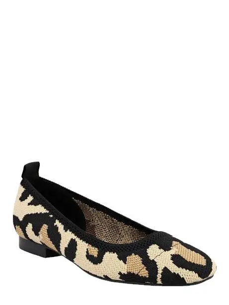 Mia Raisa Stretch Knit Flat - New Leopard