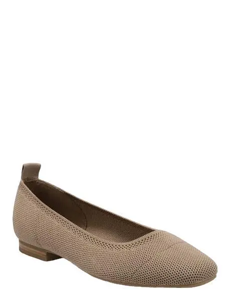 Mia Raisa Stretch Knit Flat - Sand