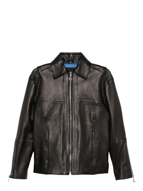 Patrizia Pepe Leather Jacket - Black