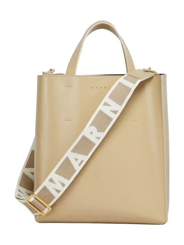 Marni Small Museo Tote Bag - Neutrals