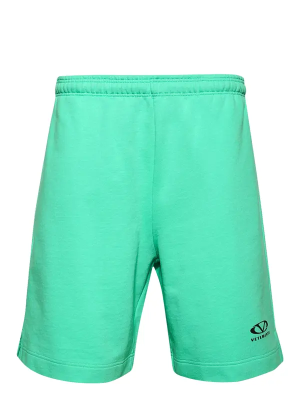 Vetements Oval Logo Track Shorts - Green
