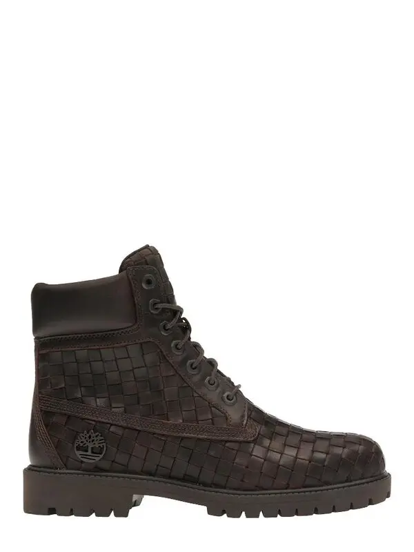 Timberland 6" Premium Woven Boots - Dark Brown