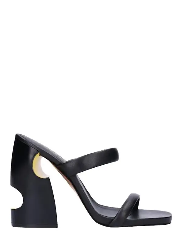 Off-White Pop Bulky Nappa Mule - Black
