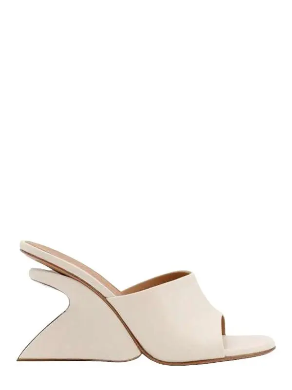 Off-White Jug Wedge Mule - White