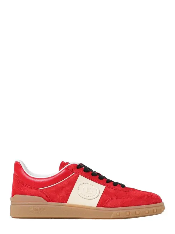 Valentino Garavani Suede Sneakers - Red