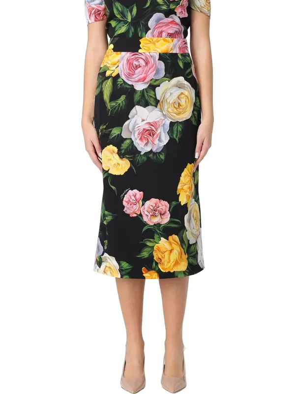 Dolce & Gabbana Floral Skirt - Peony