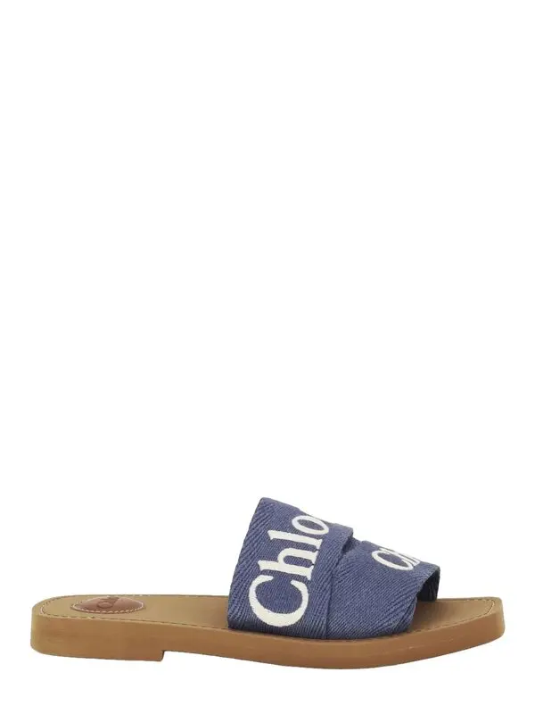 Chloé Heeled Sandal - Blue