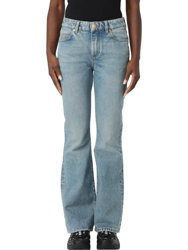 Balmain Flare Leg Jeans - Blue