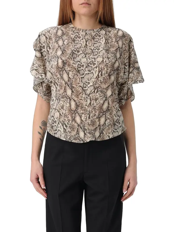 Isabel Marant Printed Top - Beige