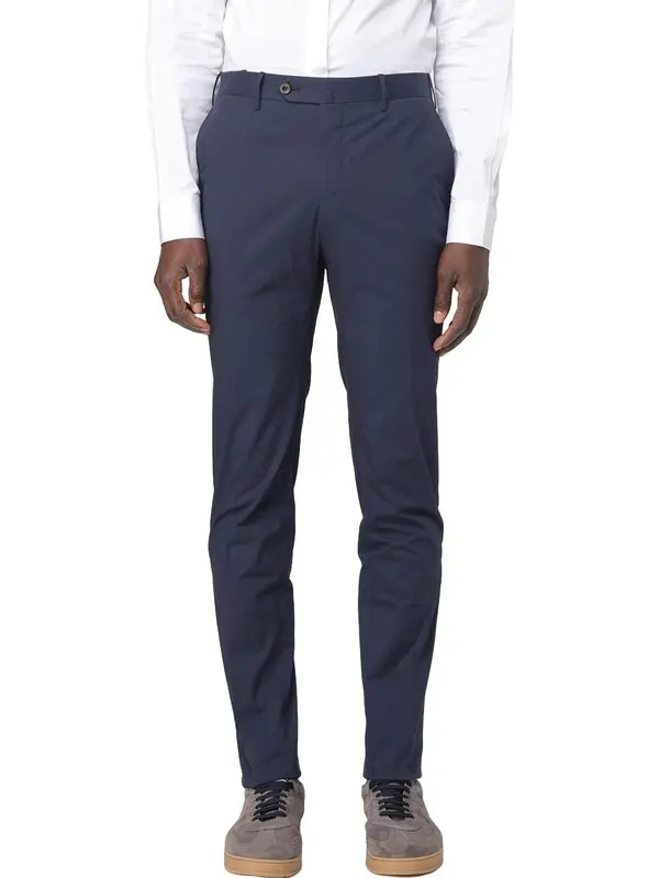 PT TORINO Tailored Trousers - Navy