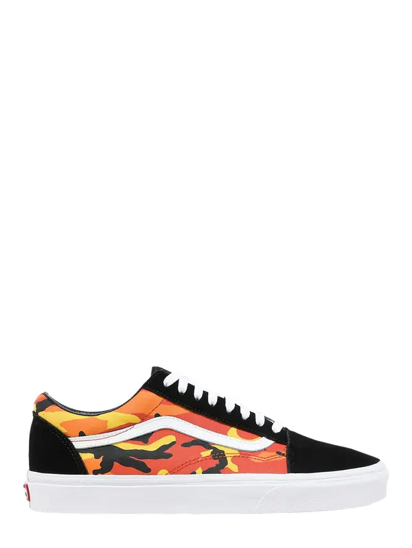 VANS Old Skool 'pop Camo' Sneakers - Orange