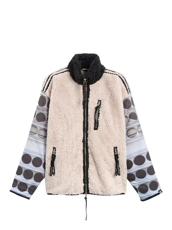 Adidas X Song For The Mute Fleece All Over Print Jacket - Black
