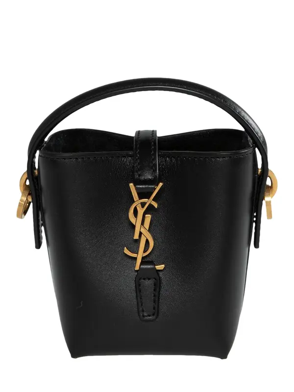 Saint Laurent Le 37 Micro Bucket Bag - Black