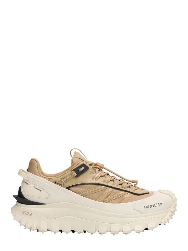 Moncler Trailgrip Gtx Low-top Sneakers - Tan/cream