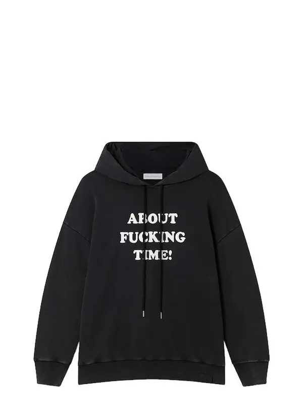 Stella McCartney About Fucking Time Hoodie - Gray
