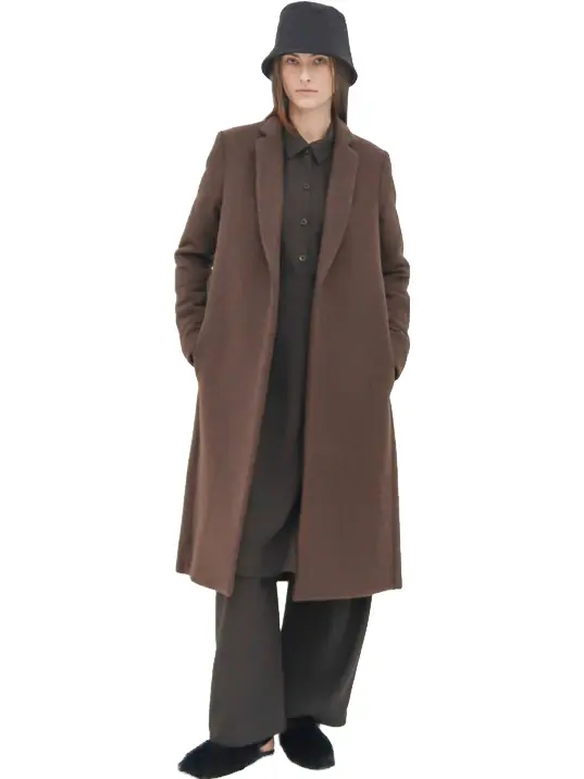 Rosetta Getty Tailored Robe Coat - Brown