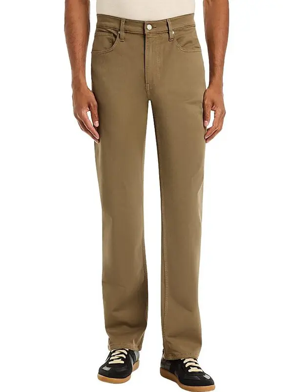 FRAME Modern Straight Fit Jeans - Soft Olive