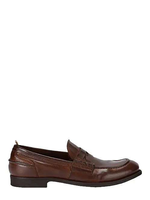 Officine Creative Chronicle Leather Loafers - Mid Brown