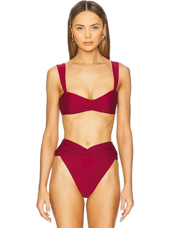 Tularosa Mirella Top - Merlot Red