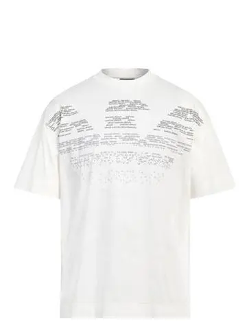 Emporio Armani T-shirt Ivory Size Cotton - White