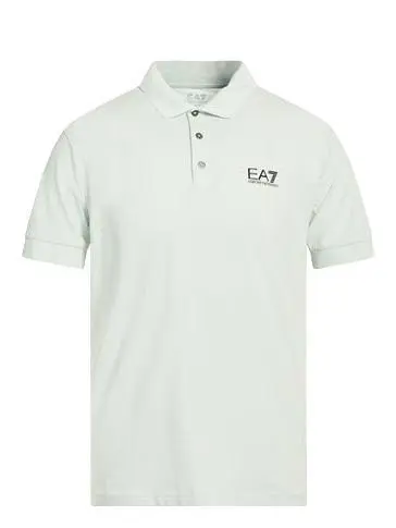 EA7 Polo Shirt Size Cotton, Elastane - Sage Green