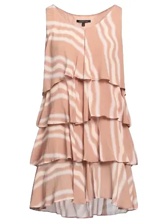 Armani Exchange Mini Trapeze Dress - Beige
