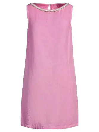 120% Lino Mini Dress - Pink