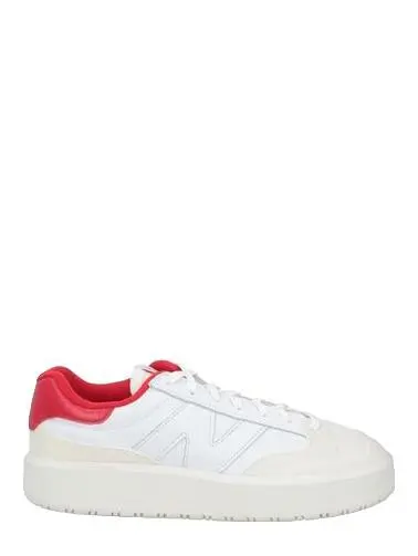 NEW BALANCE Leather Low-top Sneakers - White