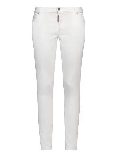 Dsquared2 Jeans In Stretch Denim - White