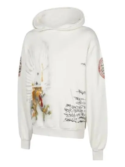 TRAVIS SCOTT Circus Maximus Europe Tour 2024 Hoodie - White