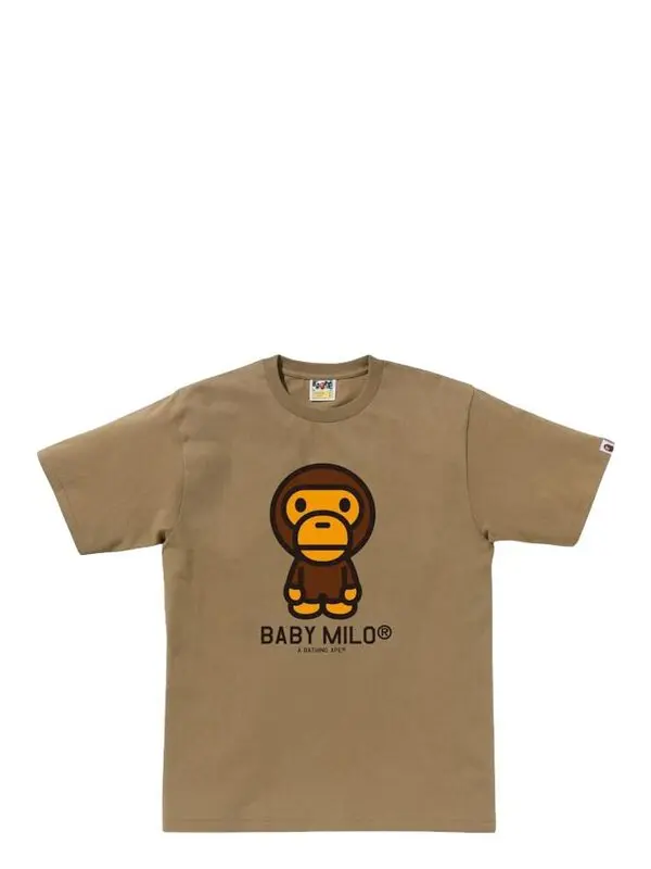 A BATHING APE Baby Milo Tee Shirt - Beige