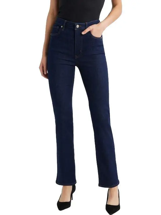 FRAME The Pencil High Waist Slim Straight Leg Jeans - Rinse