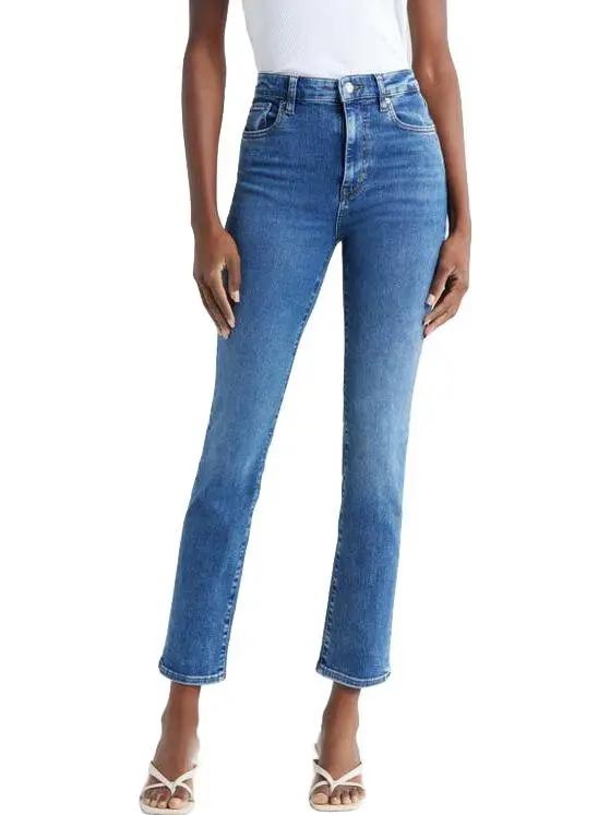 FRAME The Pencil Crop Ankle Jeans - Canals