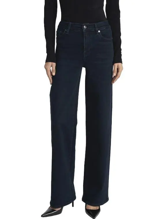 FRAME Le Slim Palazzo High-waist Wide-leg Jeans - Century