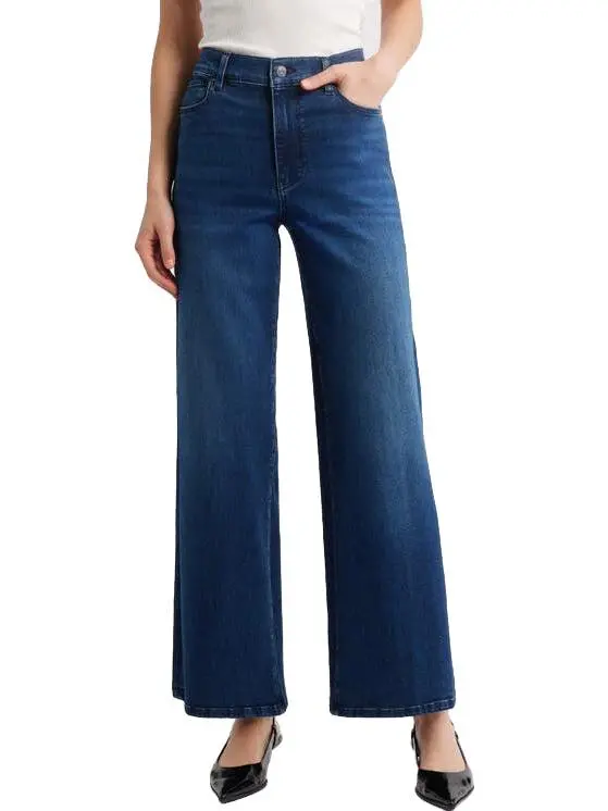 FRAME Le Slim Palazzo High-waist Wide-leg Jeans - Keepsake