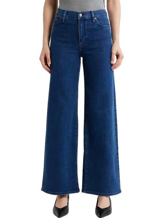 FRAME Le Slim Palazzo High-waist Wide-leg Jeans - Loner