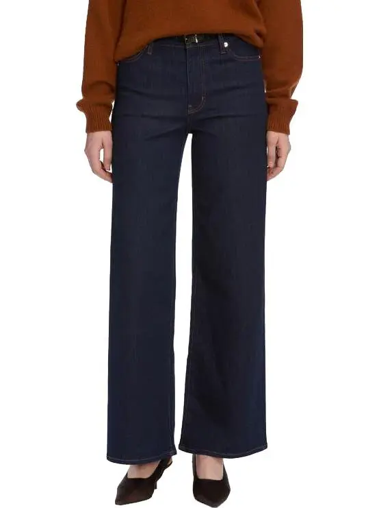 FRAME Le Slim Palazzo High-waist Wide-leg Jeans - Rinse