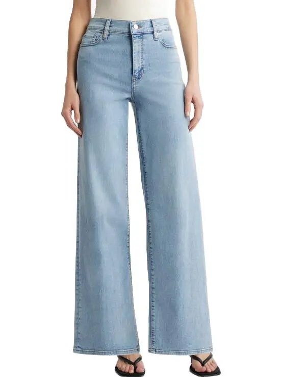 FRAME Le Slim Palazzo High-waist Wide-leg Jeans - Tribute
