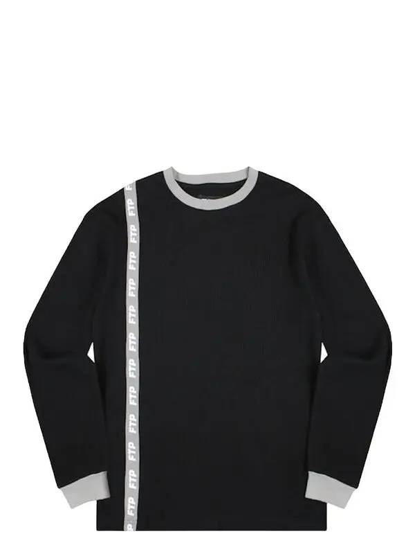 FTP Repeat Logo Thermal T-shirt - Black